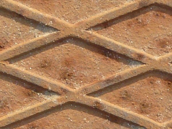 brown diamond metal tread 0015 - Texturelib